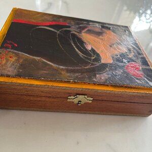 Mark Travis | Accents | Hand Painted Wooden Cigar Box By Denver ...